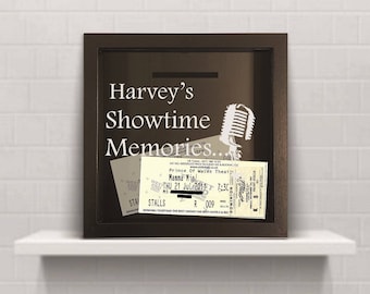 Ticket Stub Display Box - Etsy