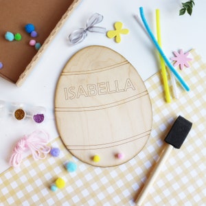 Personalised Easter Craft Kit | Easter Egg Decorating Kit | Kids Crafts ...