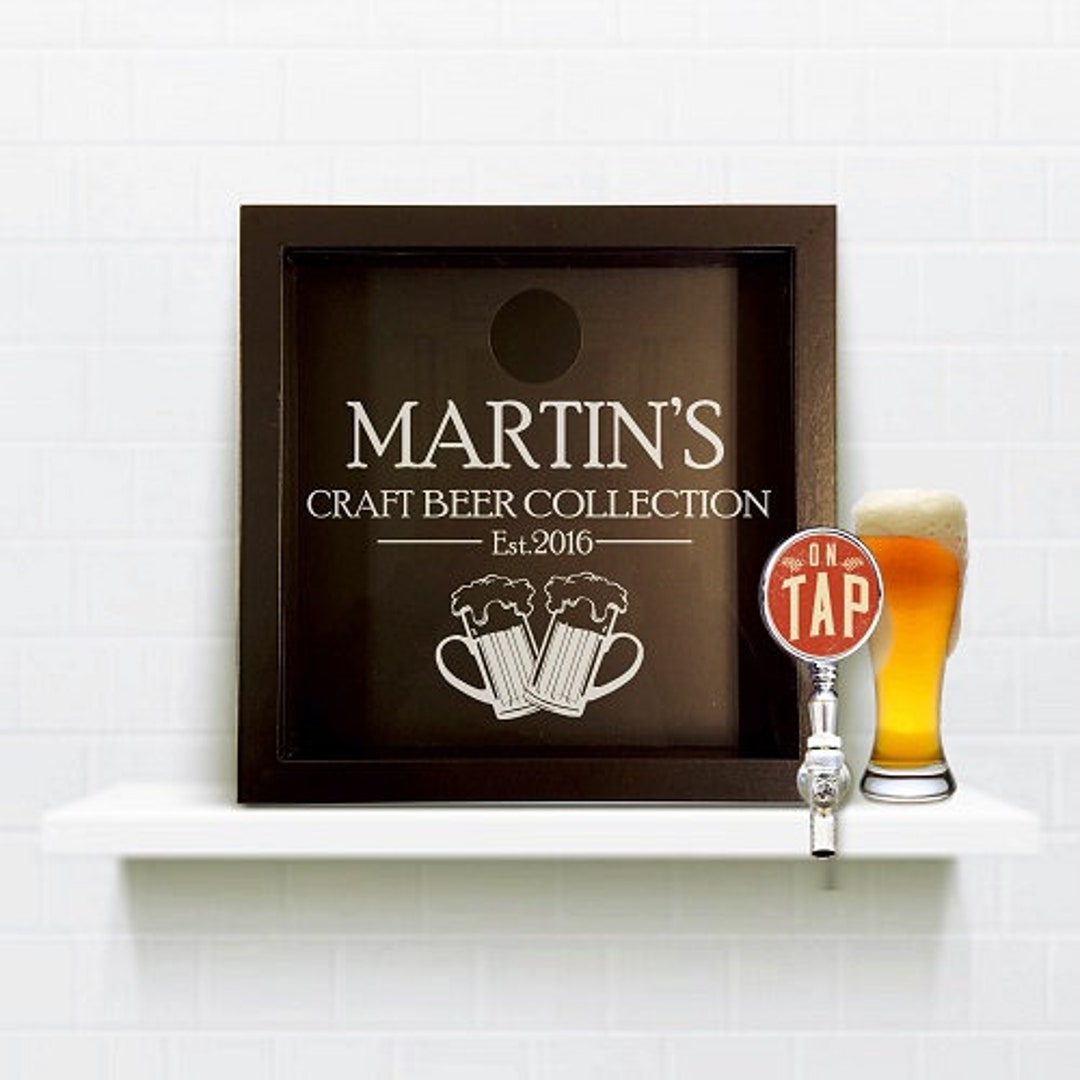 Personalised Craft Beer Cap Collection Box | Craft Beer Lover | Gifts ...