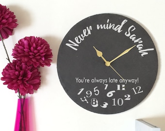 Always Late Clock - Etsy