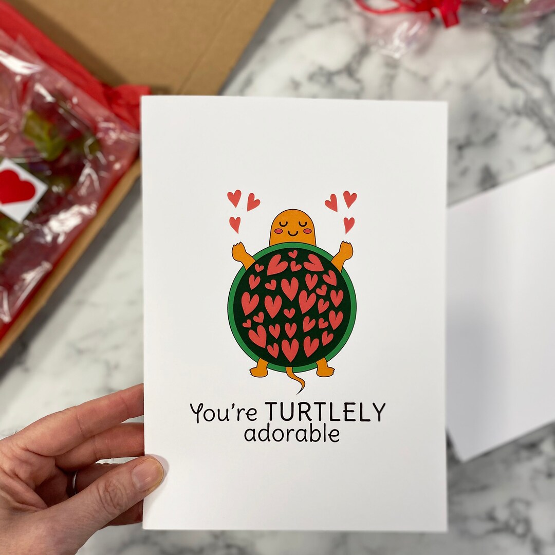 You Are Turtlely Awesome Funny Valentine's Card | Valentine's Card ...