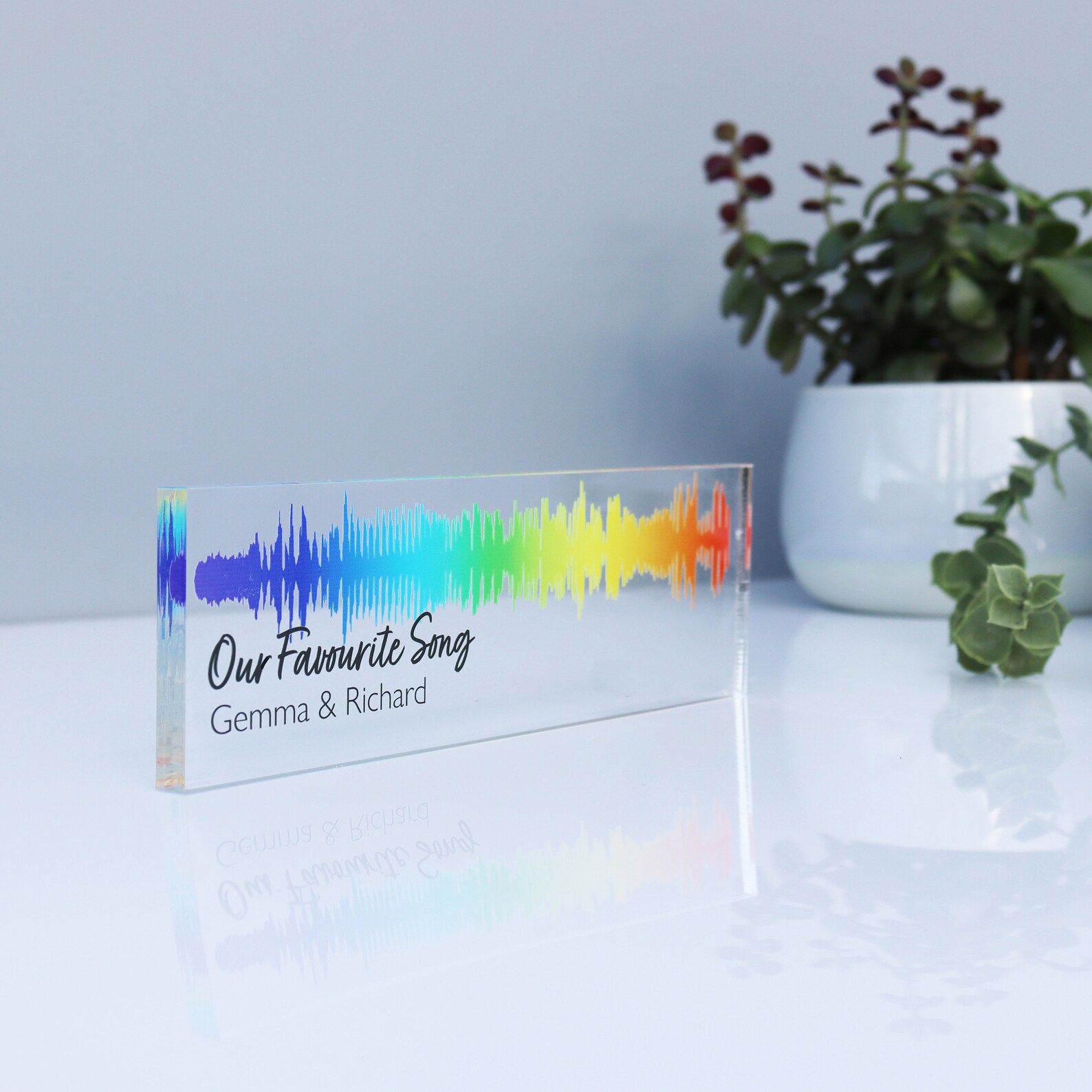 Soundwave Art Favourite Song 3D Acrylic | Soundwave Art | Personalised ...