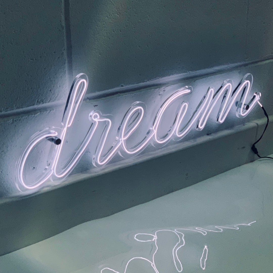 Dream Neon Sign | Neon Wall Décor | Neon Bedroom Sign | Bedroom Wall ...