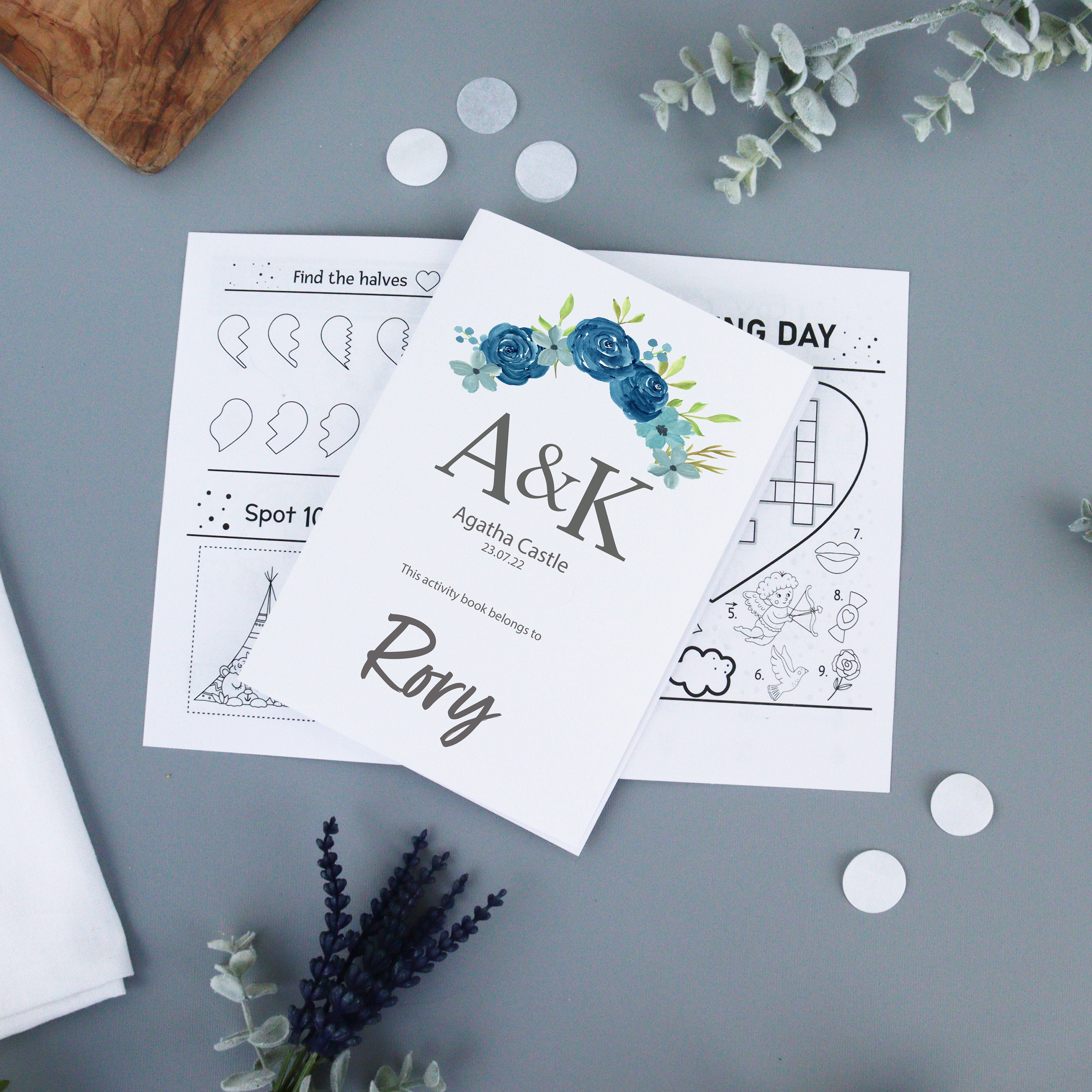 Wedding Activity Book Ideas