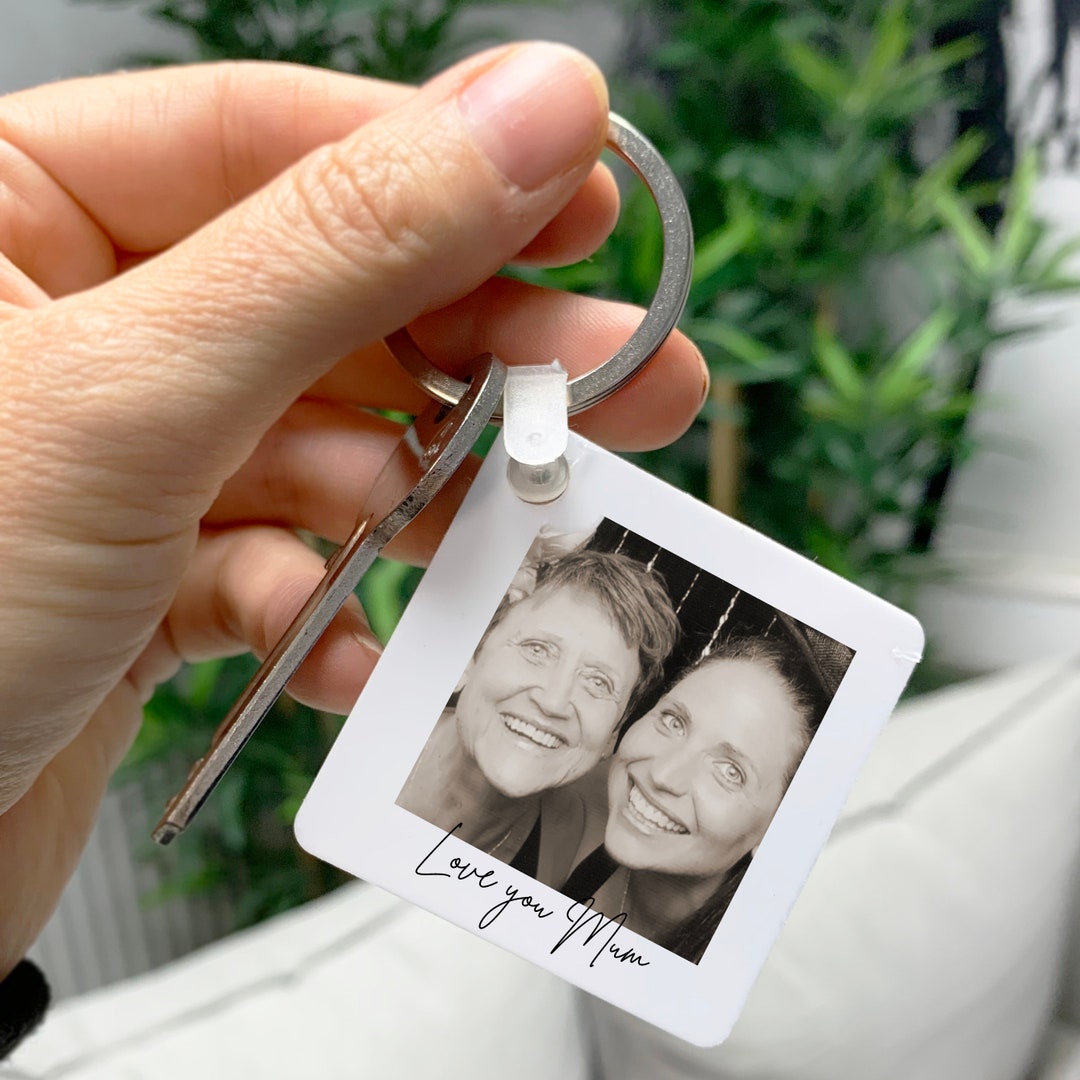 Personalised Photo Keyring | Printed Acrylic Photo Keyring | Photo ...