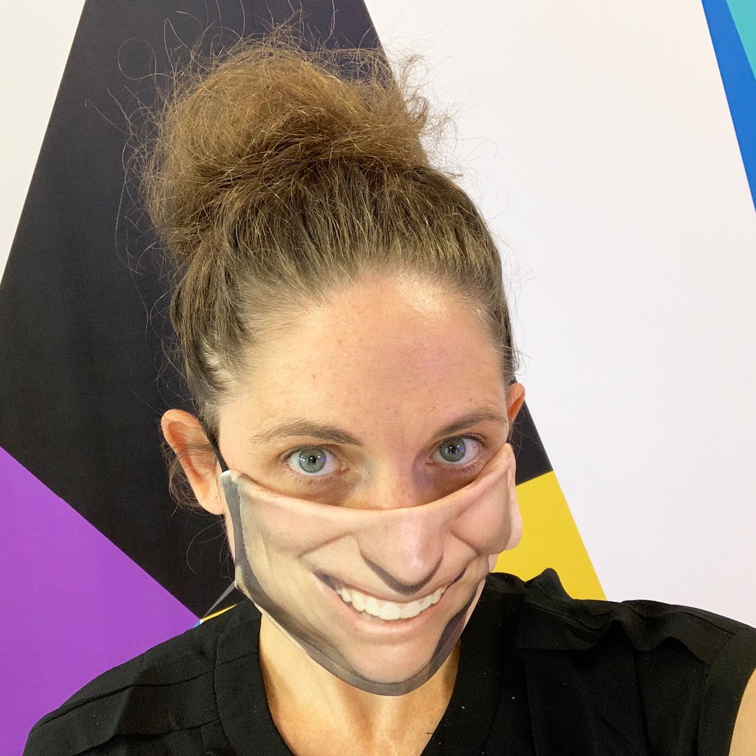 Print Your Own Face Face Mask, Photo Face Mask, Your Own Face, Washable ...