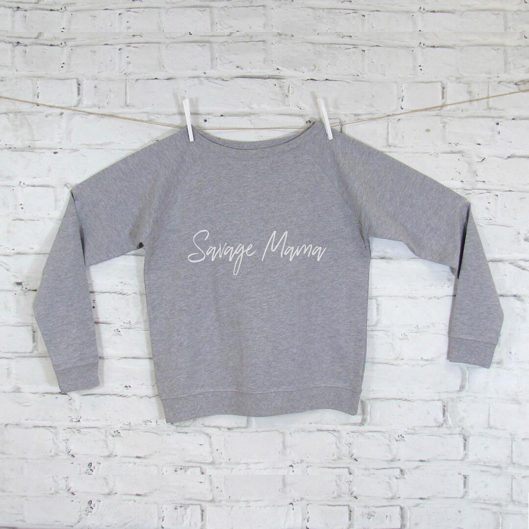 Sudadera Savage Mama Slogan / Regalo del Día de la Madre / New - Etsy ...
