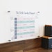 Personalised Wall Family Planner Dry Wipe Wall Organiser for Family ...
