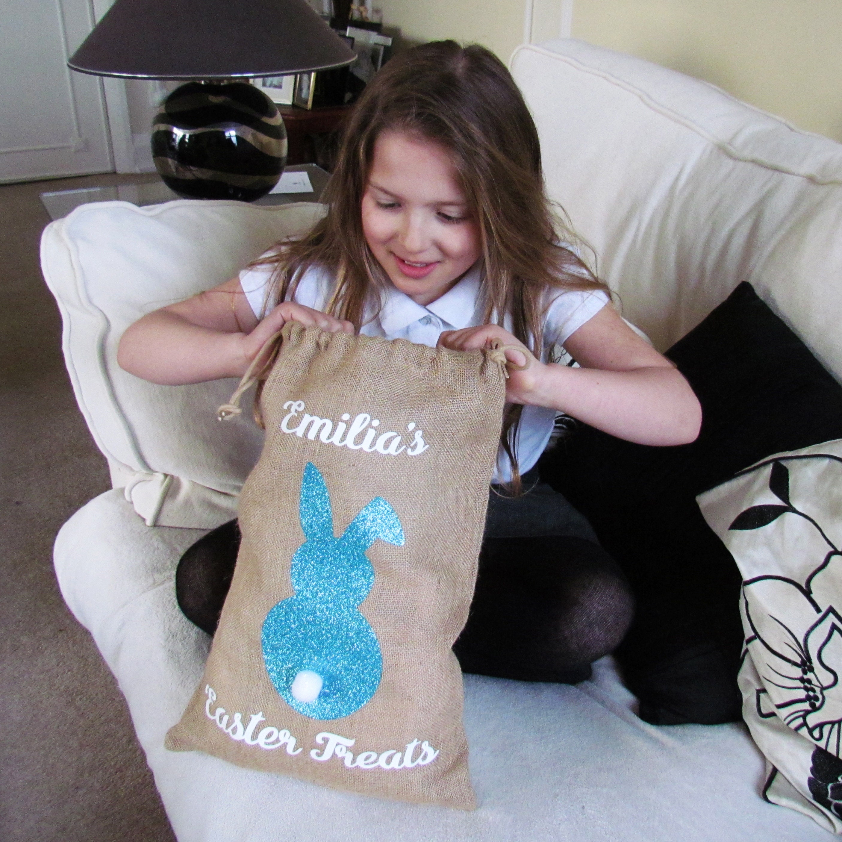 Personalised Easter Egg Hunt Bag Personalised Easter Treats | Etsy