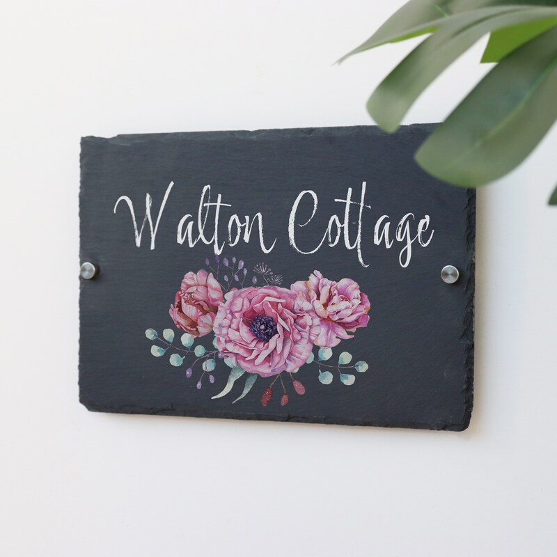House Name Sign - Etsy