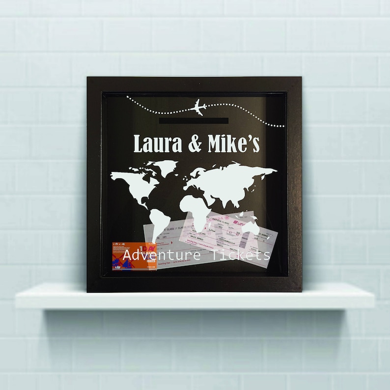 Personalised Travel Ticket Collection Box Adventure Tickets - Etsy