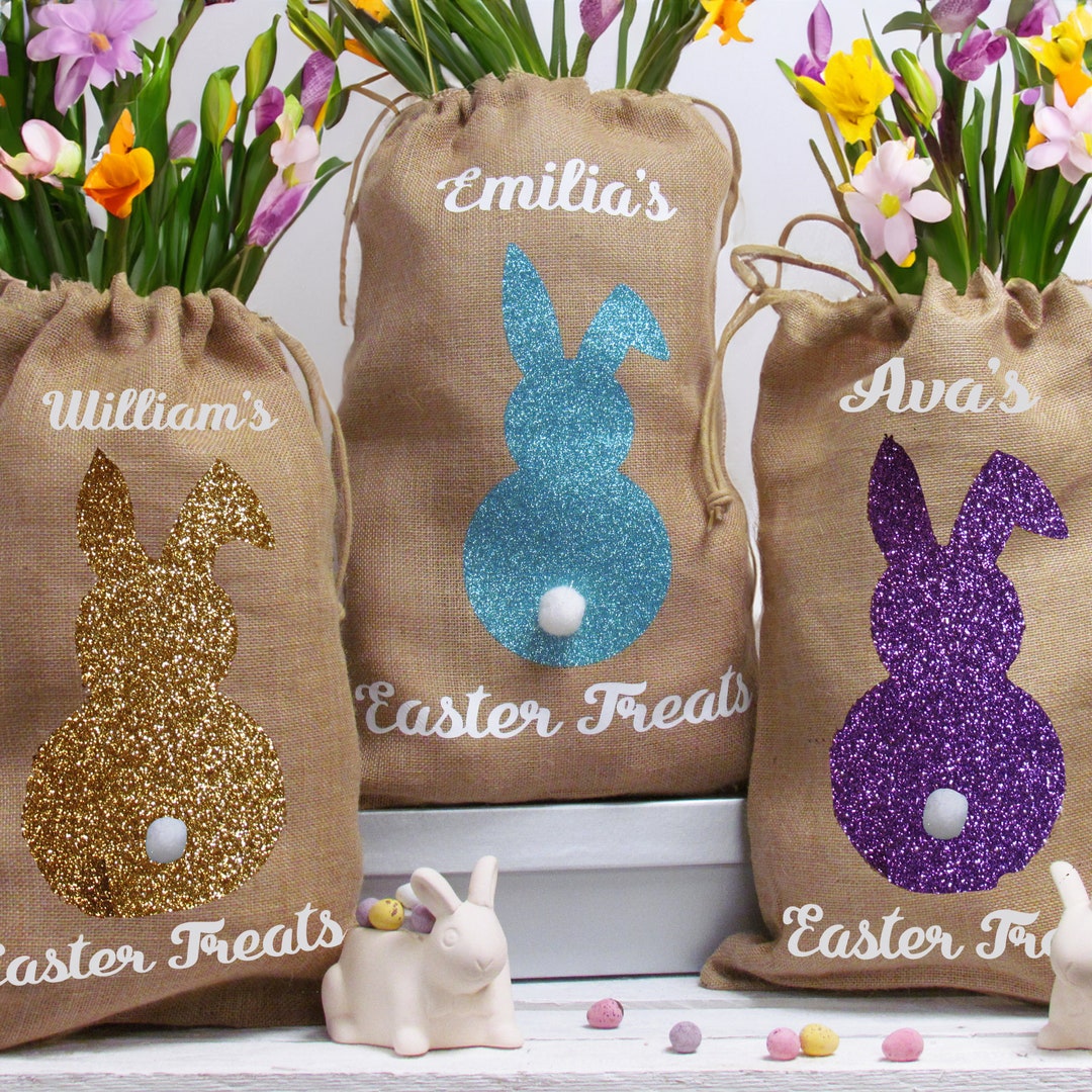 Personalised Easter Egg Hunt Bag | Personalised Easter Treats | Easter ...