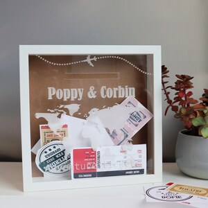Personalised Travel Ticket Collection Box | Adventure Tickets Memory ...