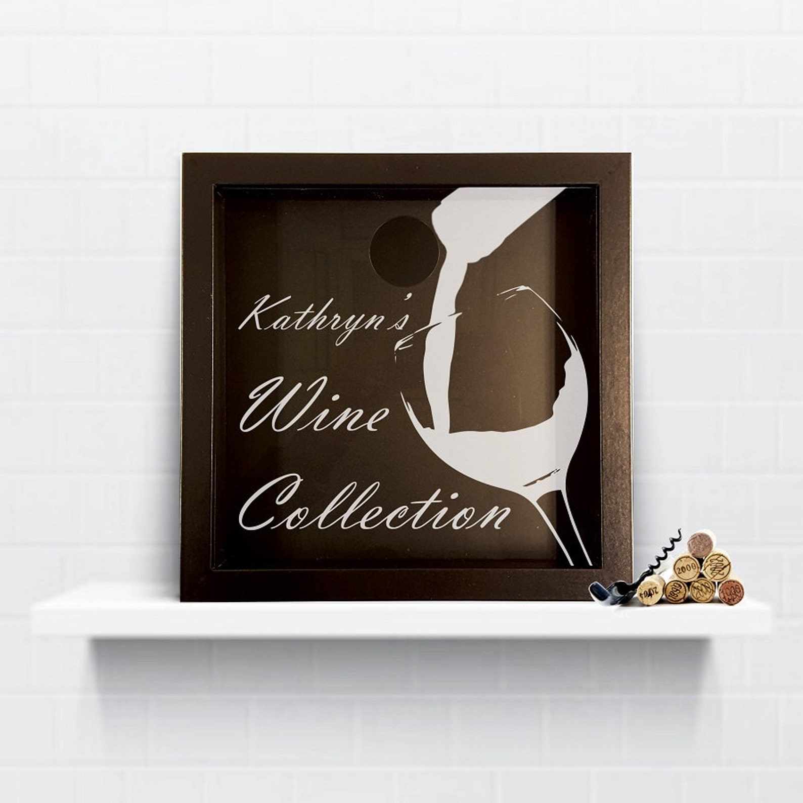 Personalised Wine Cork Collection Box Wine Bottle Lid - Etsy