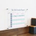 Personalised Wall Family Planner Dry Wipe Wall Organiser for Family ...
