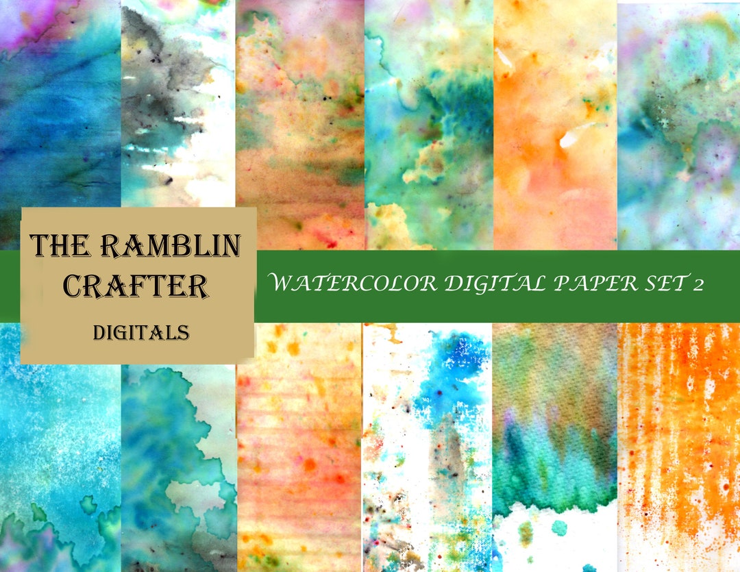 Watercolor Pages Set 2 / DIGITAL DOWNLOAD - Etsy