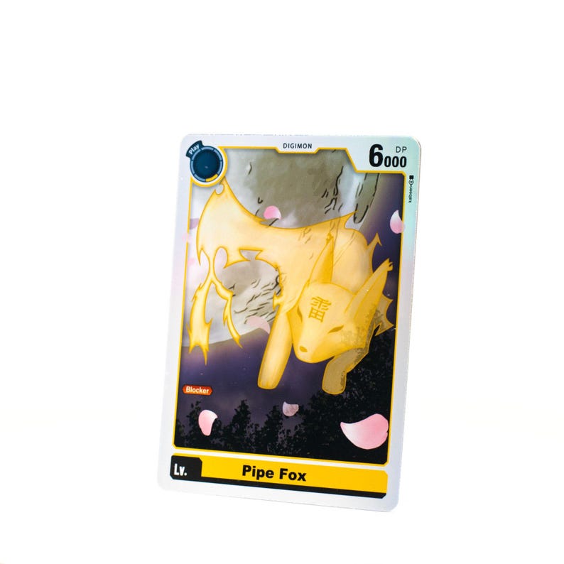 Digimon TCG Token STICKERS | Pipe Fox & Uka No Mitama Tokens ...