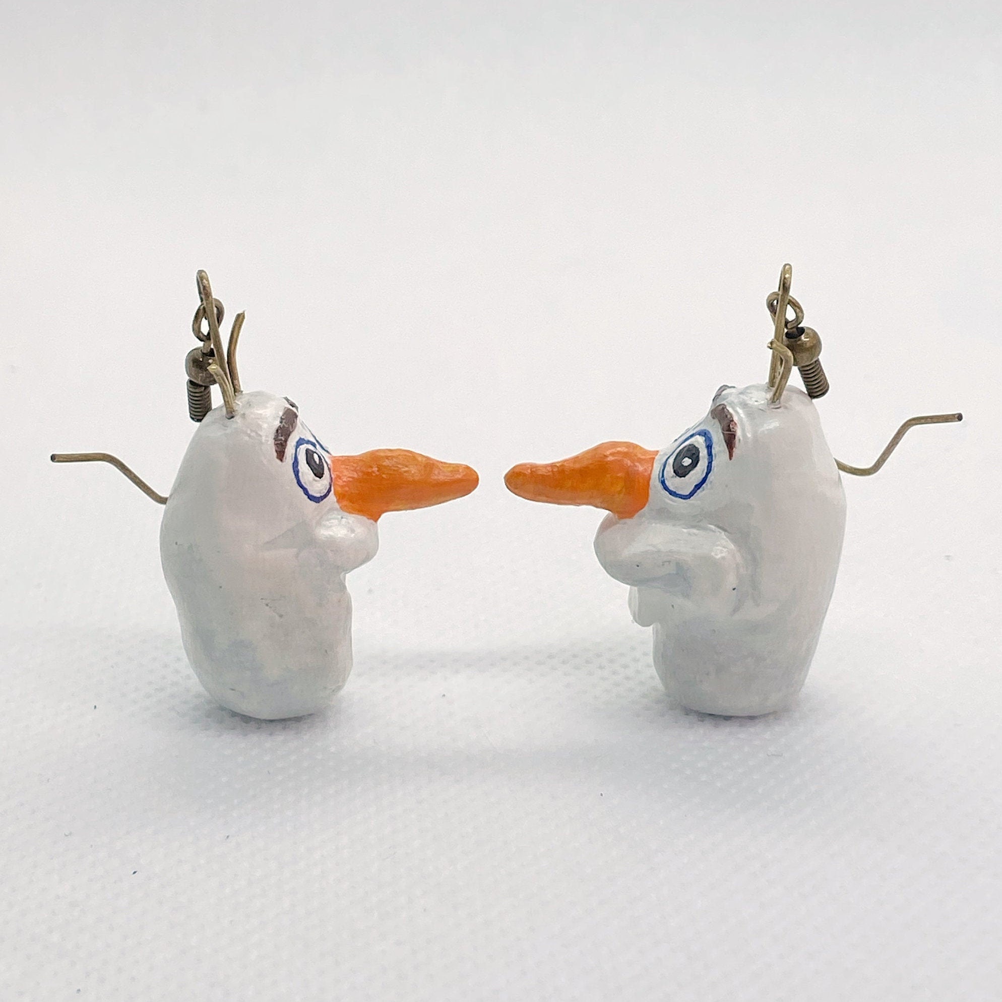 Olaf Earrings Holiday Olaf Earrings Olaf Jewelry Frozen | Etsy