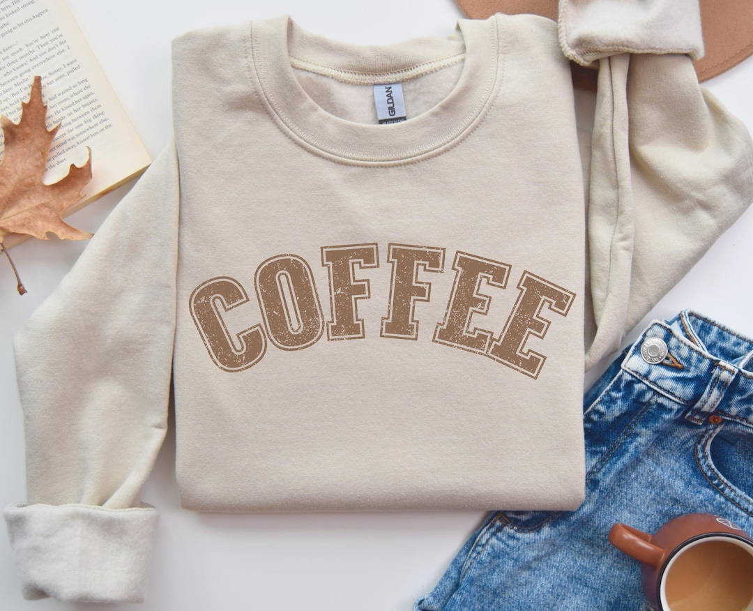 Sweater Weather Coffee Shirt, Coffee Lovers Gift for Her Retro Cute ...