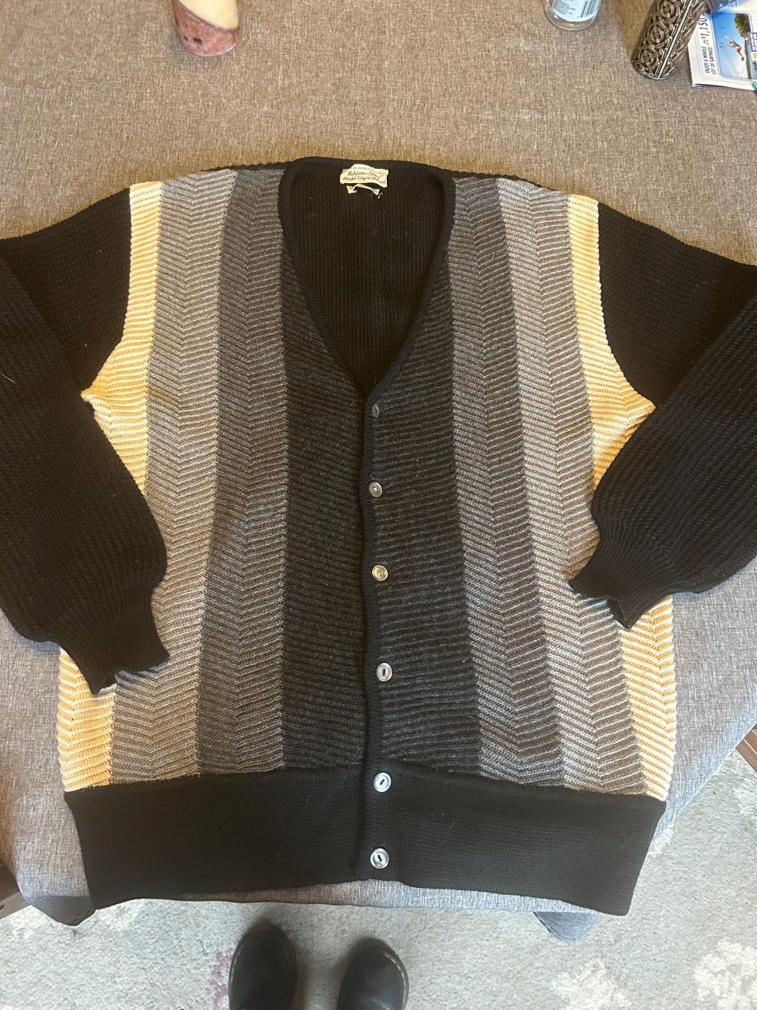 VINTAGE Italian Wool Men’s Classic Sweater Xl - Etsy