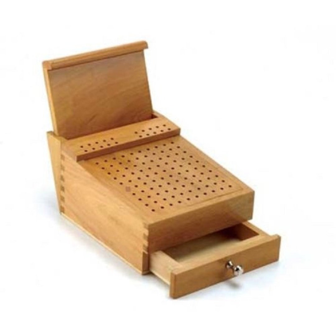 Wooden Bur Box With Plier Stand and File Holder Jewellers - Etsy UK