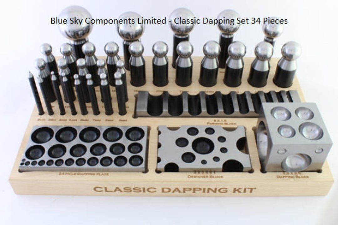 Classic Doming Set 34 Pieces Solid Steel Dapping Doming Jewellers ...