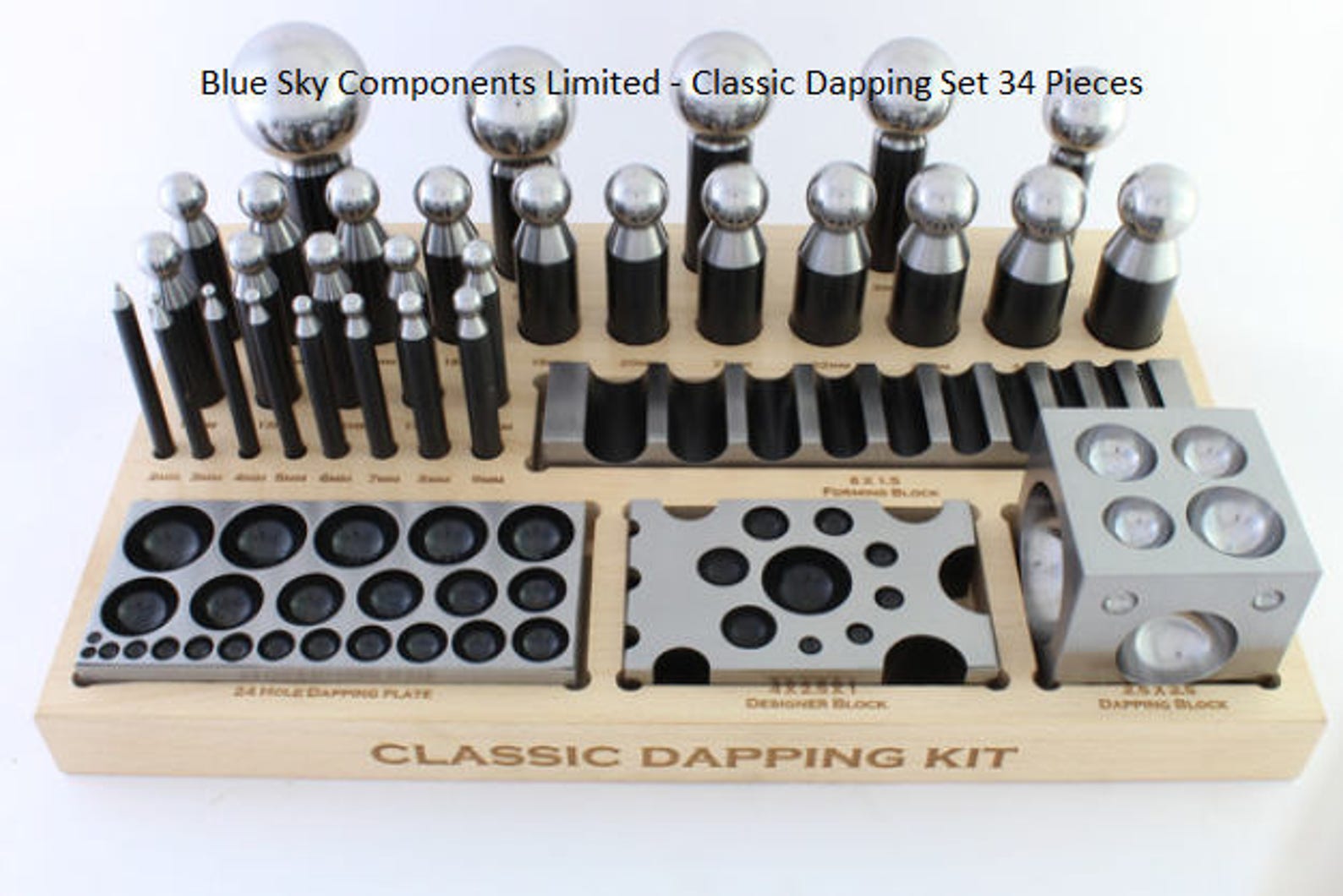 Classic Doming Set 34 Pieces Solid Steel Dapping Doming - Etsy UK