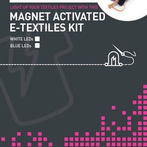 Electro-fashion Magnet Activated E-textiles Kit Sewable - Etsy UK