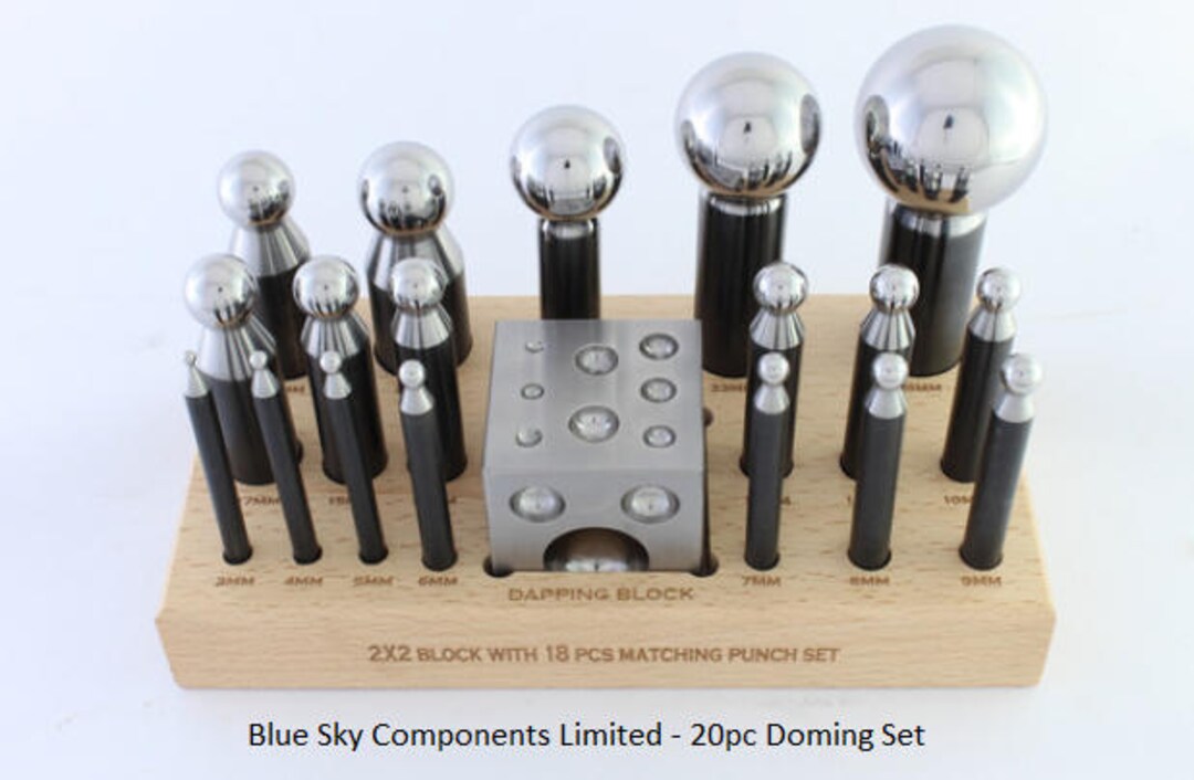 Doming Set 20PC Combined Standard & Jumbo Punch Set Jewellers - Etsy France