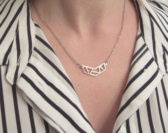 Futuristic necklace | Etsy