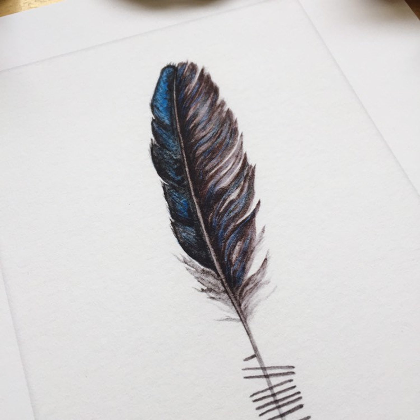 Breathe: Raven Feather With Ogham Writing - Análaigh - Gaelic - Celtic ...