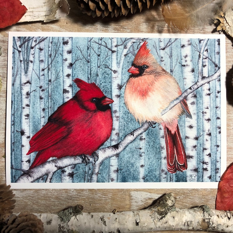 Cardinal Print - Etsy