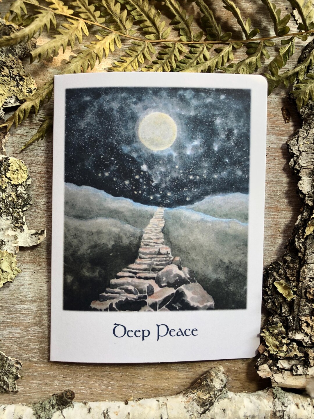 Gaelic Blessing Notecards - Set of 6 - Scotland, Night Sky, Moon, Irish ...
