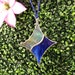 Stained Glass Star Diamond Blue Suncatcher - Etsy