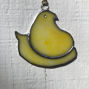 Stained Glass Easter Peeps Suncatcher Holiday Window Hanging Handmade ...