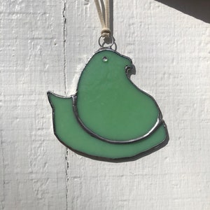 Stained Glass Easter Peeps Suncatcher Holiday Window Hanging Handmade ...