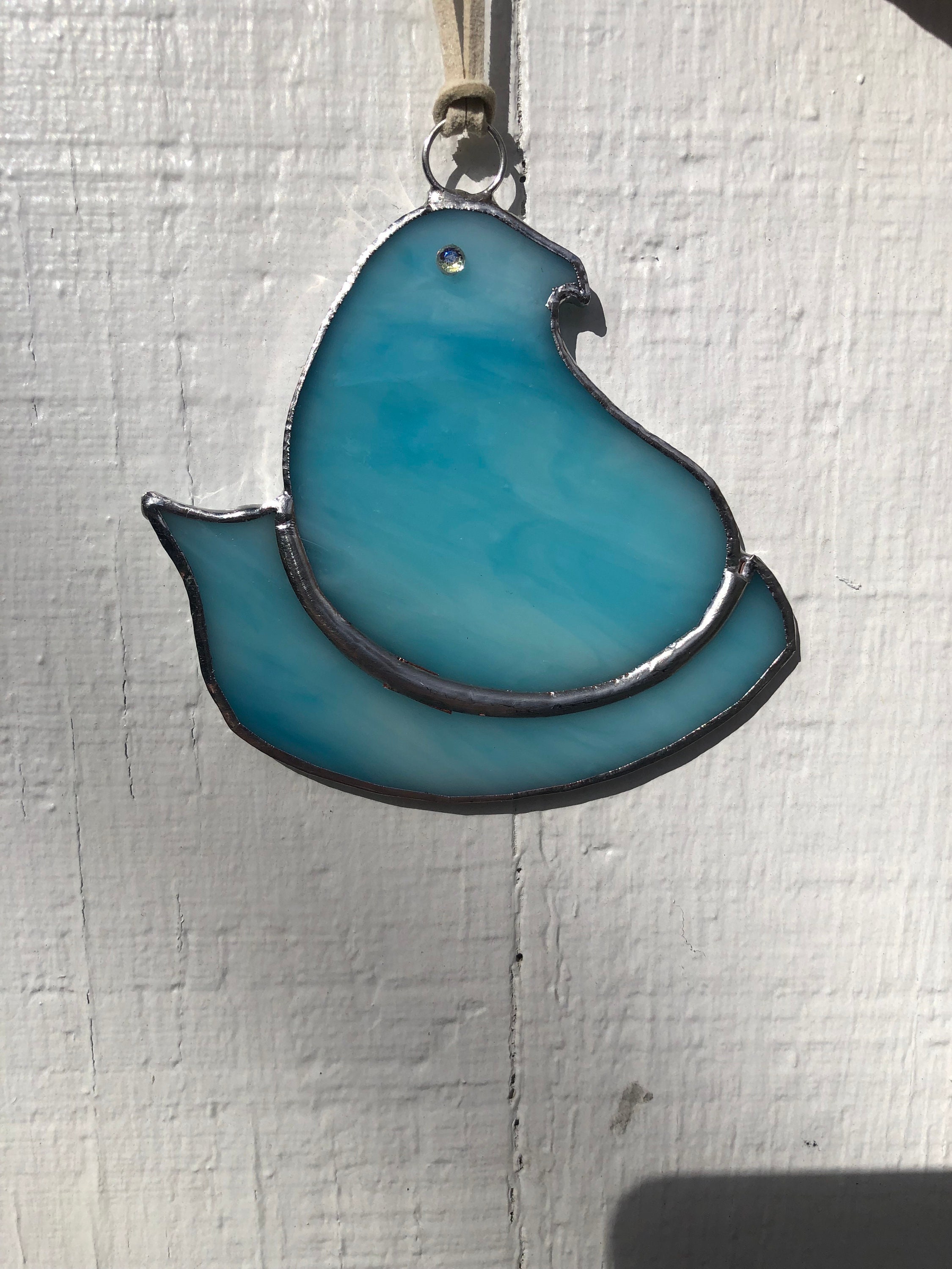Stained Glass Easter Peeps Suncatcher Holiday Window Hanging Handmade ...