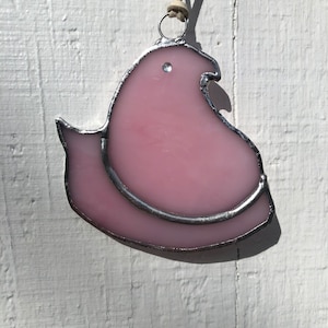 Stained Glass Easter Peeps Suncatcher Holiday Window Hanging Handmade ...