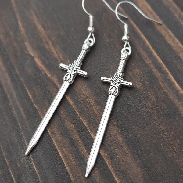 Sword Earrings - Etsy