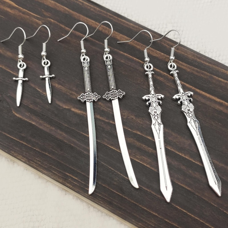 Sword Earring - Etsy