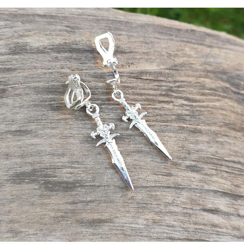 Dagger Earrings - Etsy