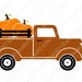 Pumpkin Truck SVG, Fall Pumpkin Svg, Halloween Svg, Pumpkin Truck ...