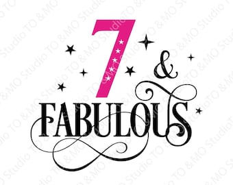 7 Cat SVG 7th Birthday SVG Cat SVG Digital Download Svg - Etsy Canada