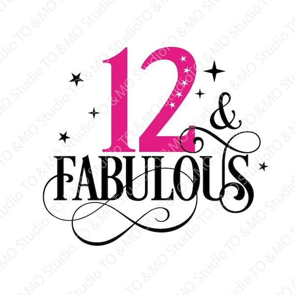 12th Birthday - Etsy