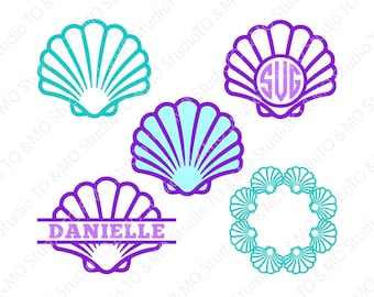 Shell SVG, Mermaid Shell Svg, Mermaid Clip Art, Mermaid SVG, Mermaid ...