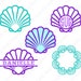 Shell SVG, Seashell Svg, Mermaid Shell Svg, Mermaid Clip Art, Mermaid ...