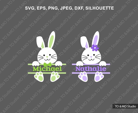 Bunny SVG Easter SVG Bunny Split Svg Cute Bunny Svg Bunny - Etsy