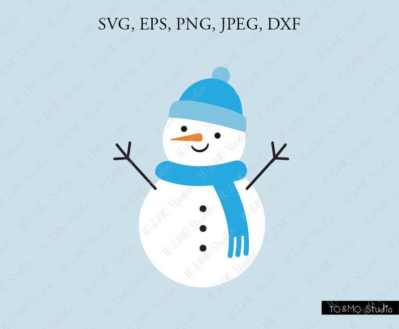Snowman Svg Christmas Snowman Svg Christmas Clip Art - Etsy