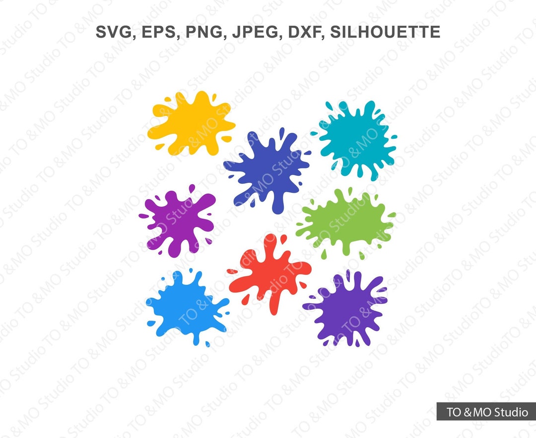 Paint Splatter Svg, Paint Splatter, Ink Splatter Svg, Paint Splash Svg ...