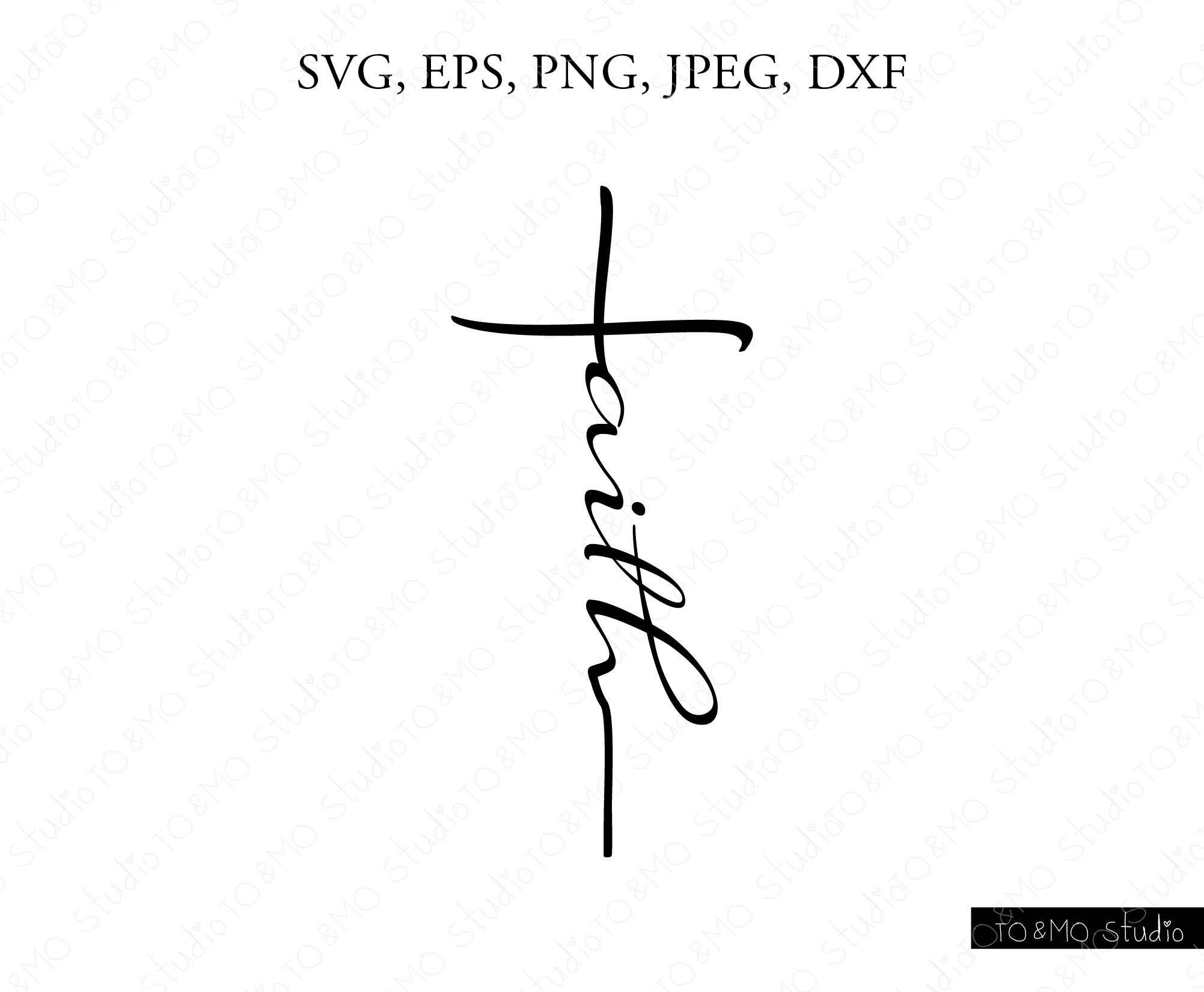 Faith SVG Faith Cross SVG Cross Svg Religious Svg | Etsy